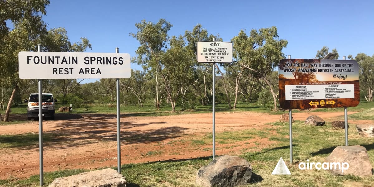 Fountain Springs Rest Area - Anycamp